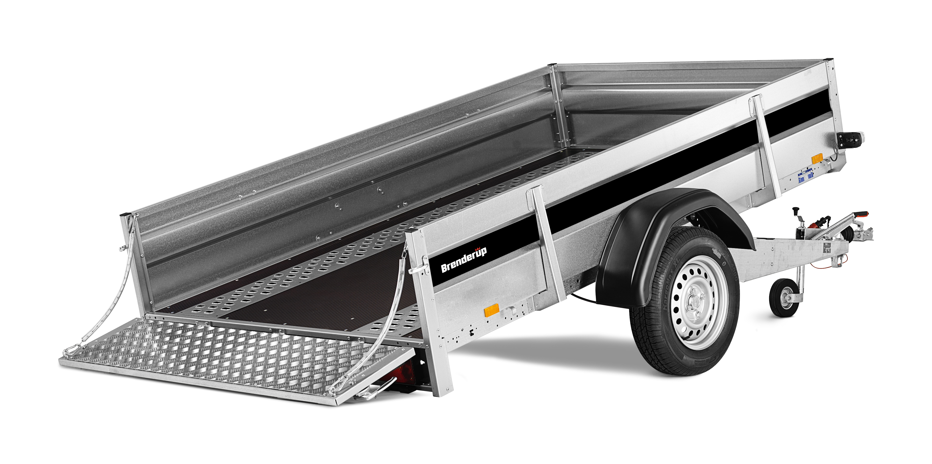 Brenderup 2260S m/tip incl. opkørselsudstyr | Herning Trailer- & Bådcenter