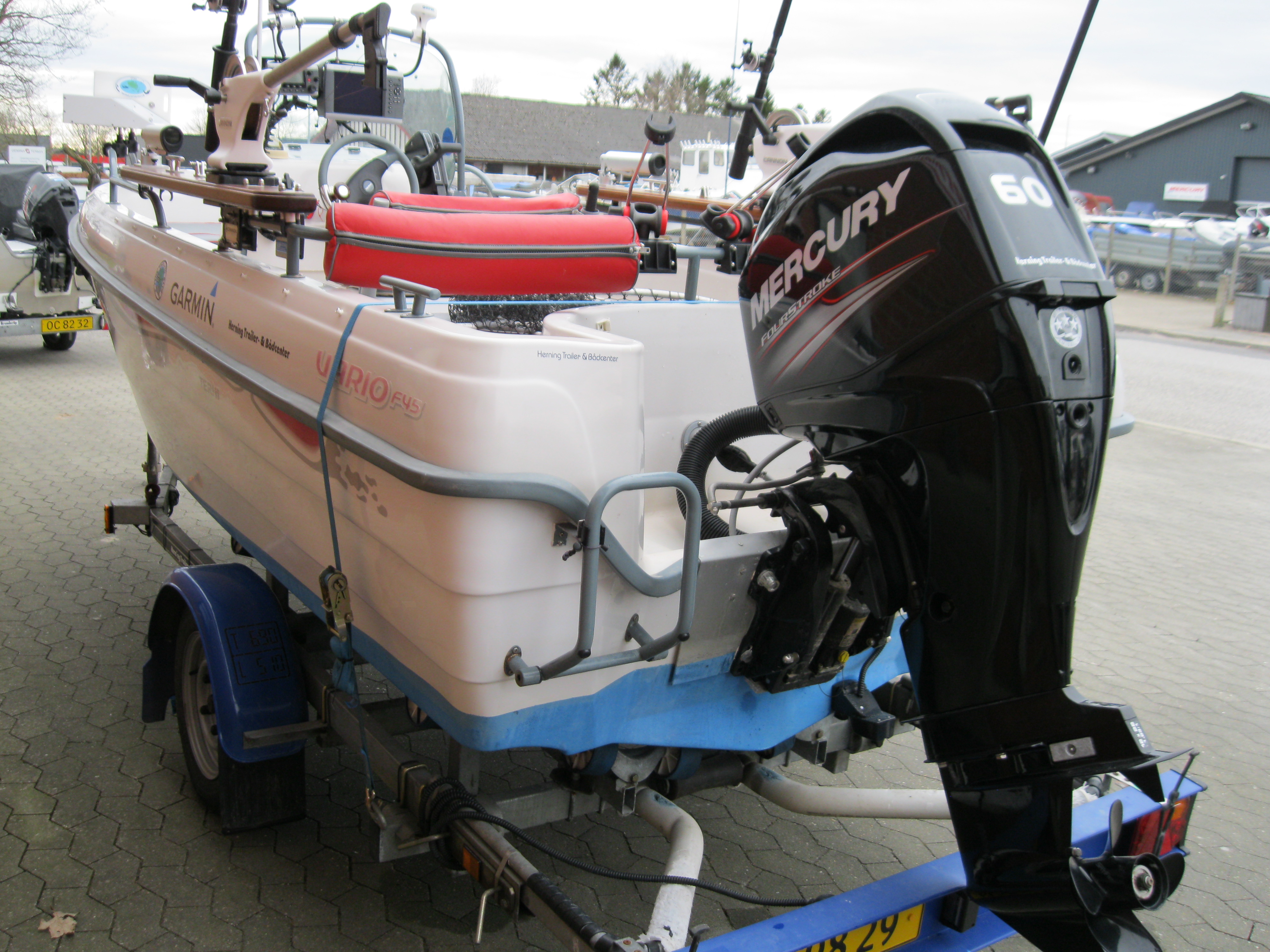 Terhi Vario F45 m/Mercury F60 hk EFI 4-takt og Galaxy trailer | Herning ...